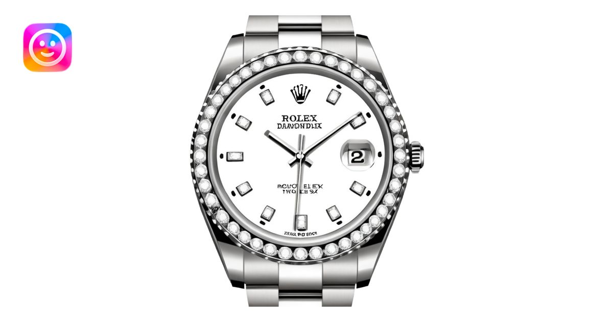 Diamond Rolex emoji | AI Emoji Generator