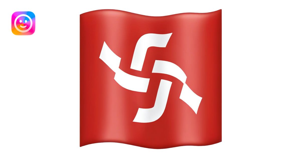 Swastika flag emoji | AI Emoji Generator