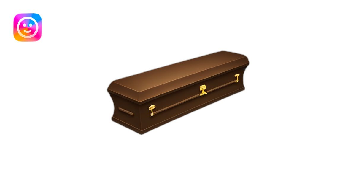 elongated-casket emoji | AI Emoji Generator
