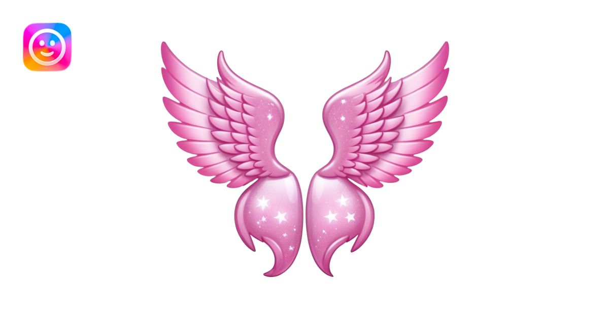 Sparkly little soft pink pony wings. Only left and right wings without ...