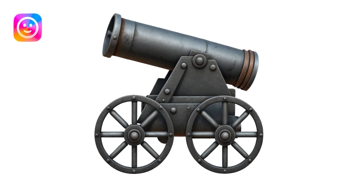 black cannon emoji | AI Emoji Generator