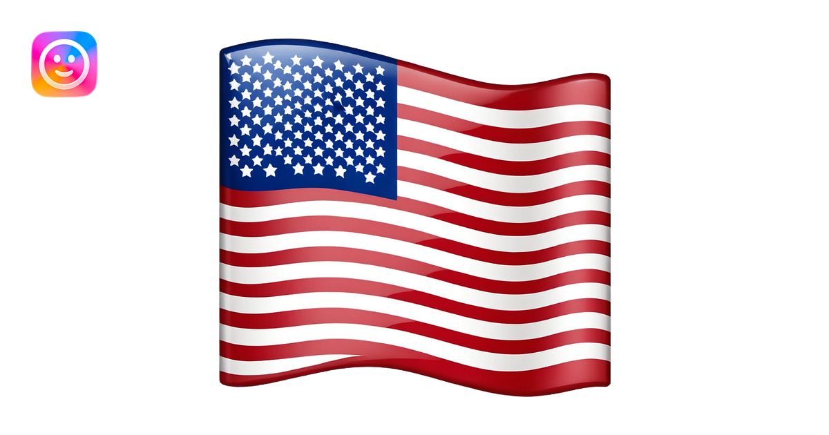 Upside down US flag emoji | AI Emoji Generator