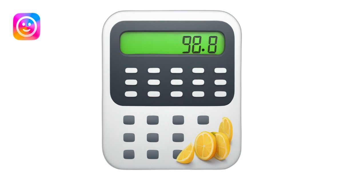 Bmi calculator emoji | AI Emoji Generator