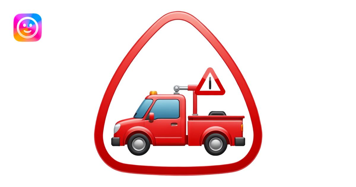 towing zone icon emoji | AI Emoji Generator