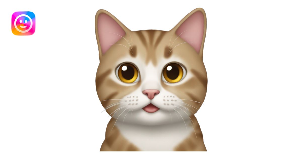 Cat in a too too emoji | AI Emoji Generator