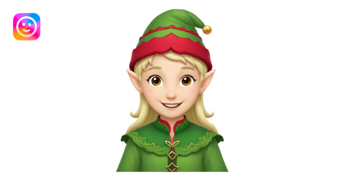 christmas elf emoji | AI Emoji Generator