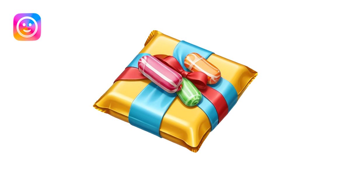 retro candy wrapped individual emoji | AI Emoji Generator