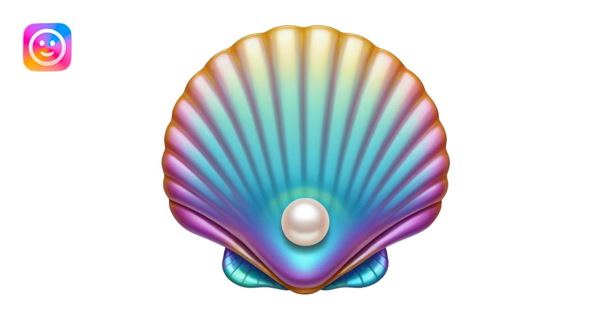 pearls in shell emoji | AI Emoji Generator