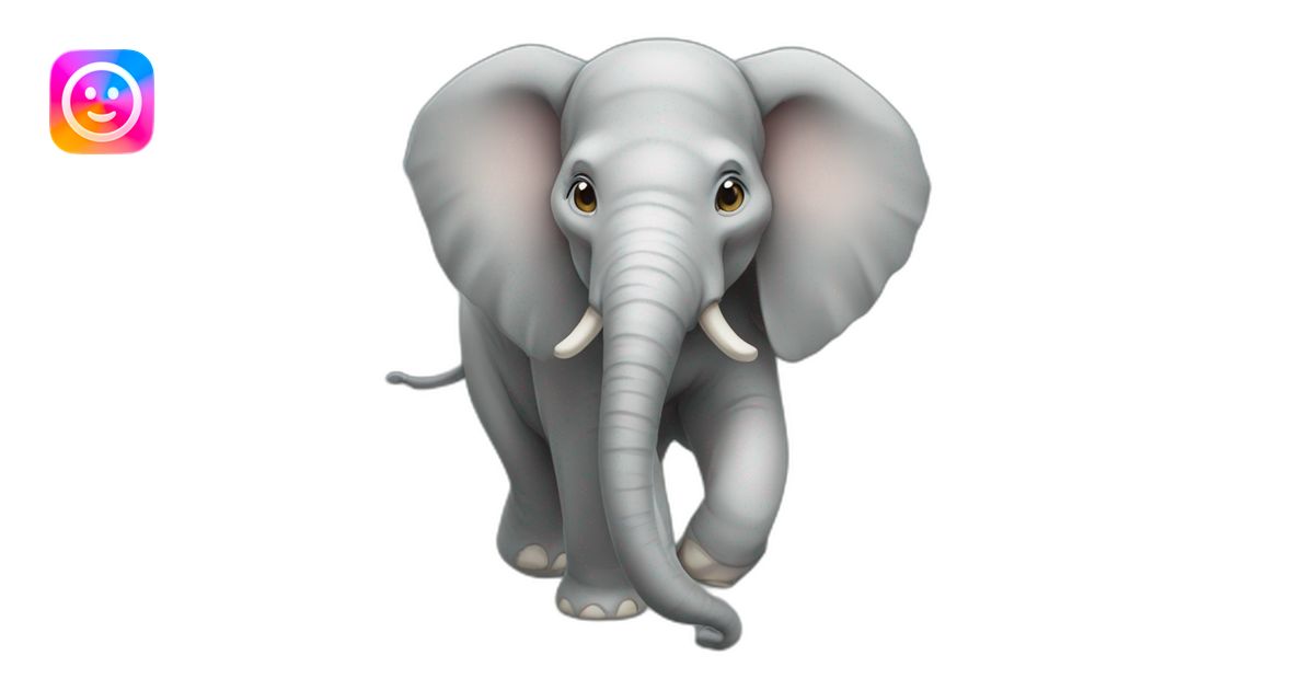 Éléphant emoji | AI Emoji Generator