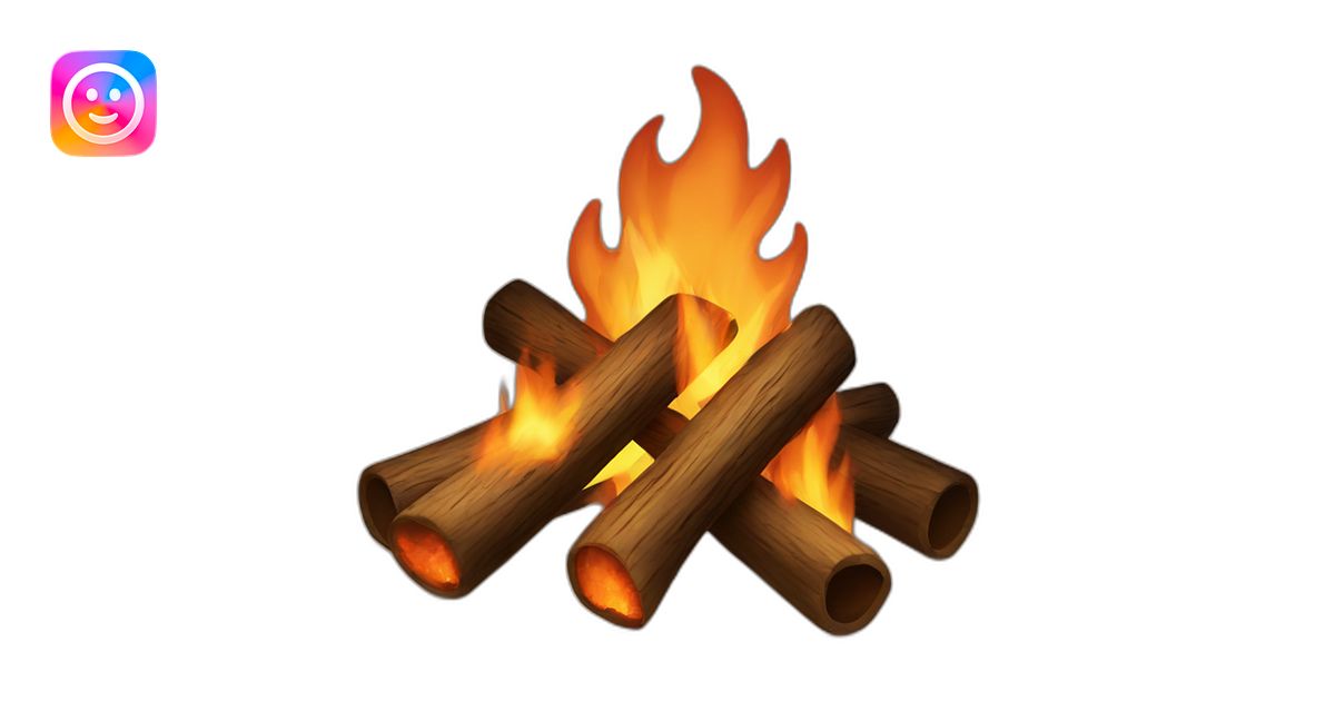 camp fire emoji | AI Emoji Generator