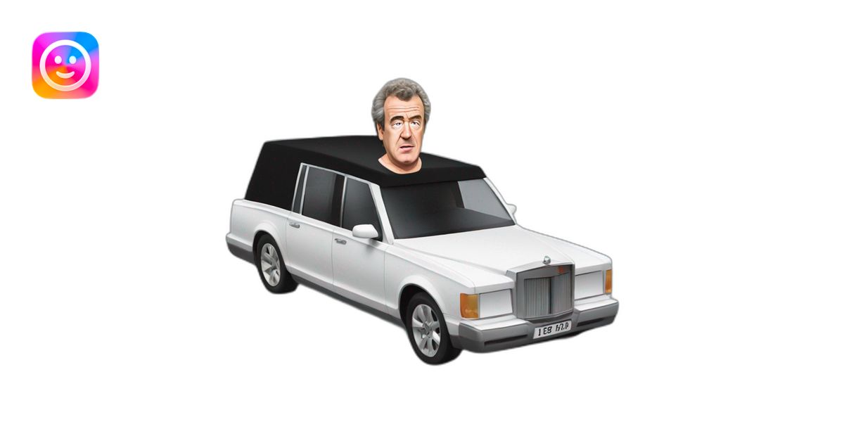 jeremy clarkson driving a hearse emoji | AI Emoji Generator