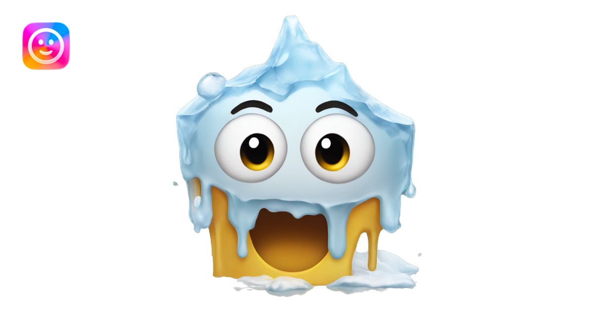 ice melting emoji | AI Emoji Generator