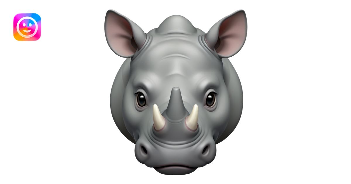 Rhino emoji | AI Emoji Generator
