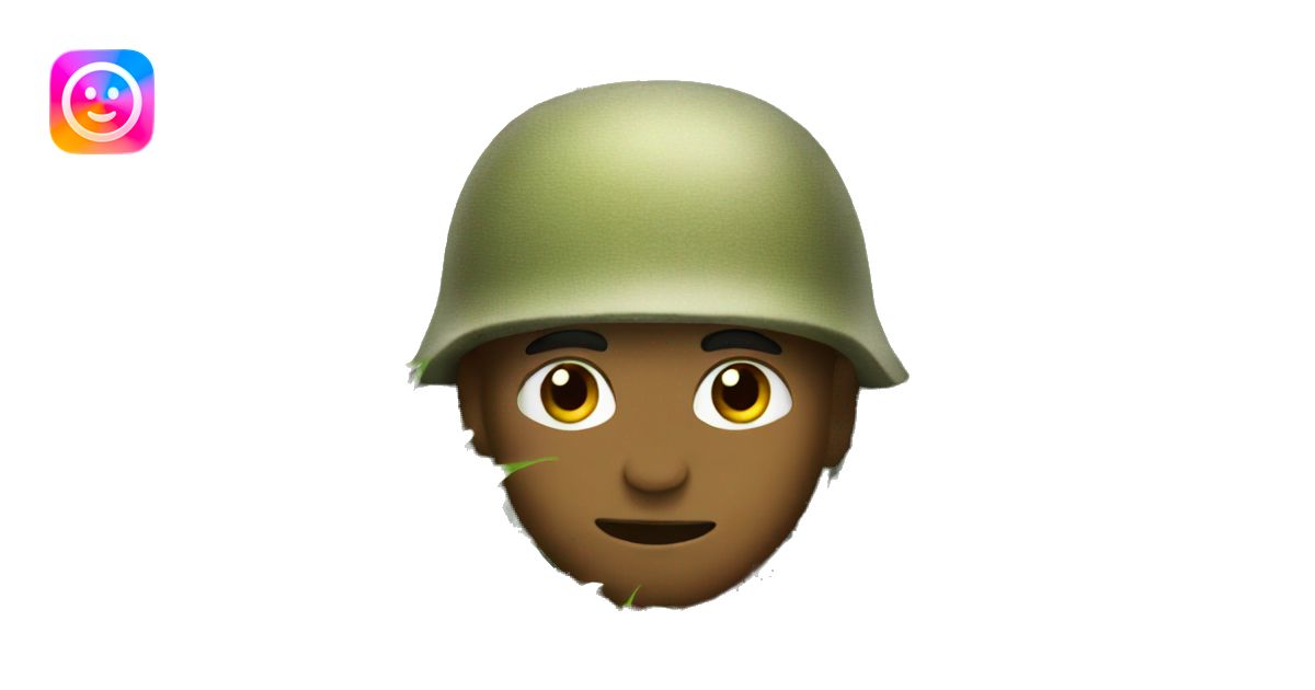 soldier hiding in grass emoji | AI Emoji Generator