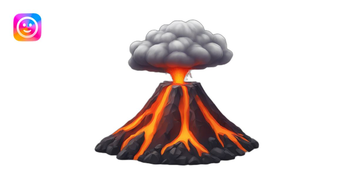 volcano emoji | AI Emoji Generator