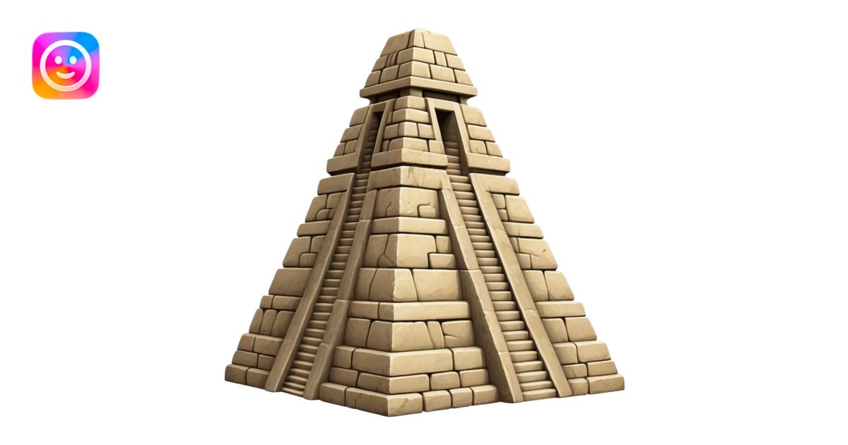 Toltec pyramid temple emoji | AI Emoji Generator
