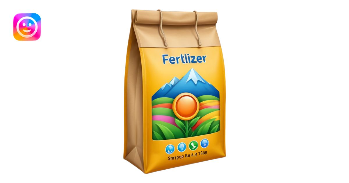 fertilizer packaging emoji | AI Emoji Generator