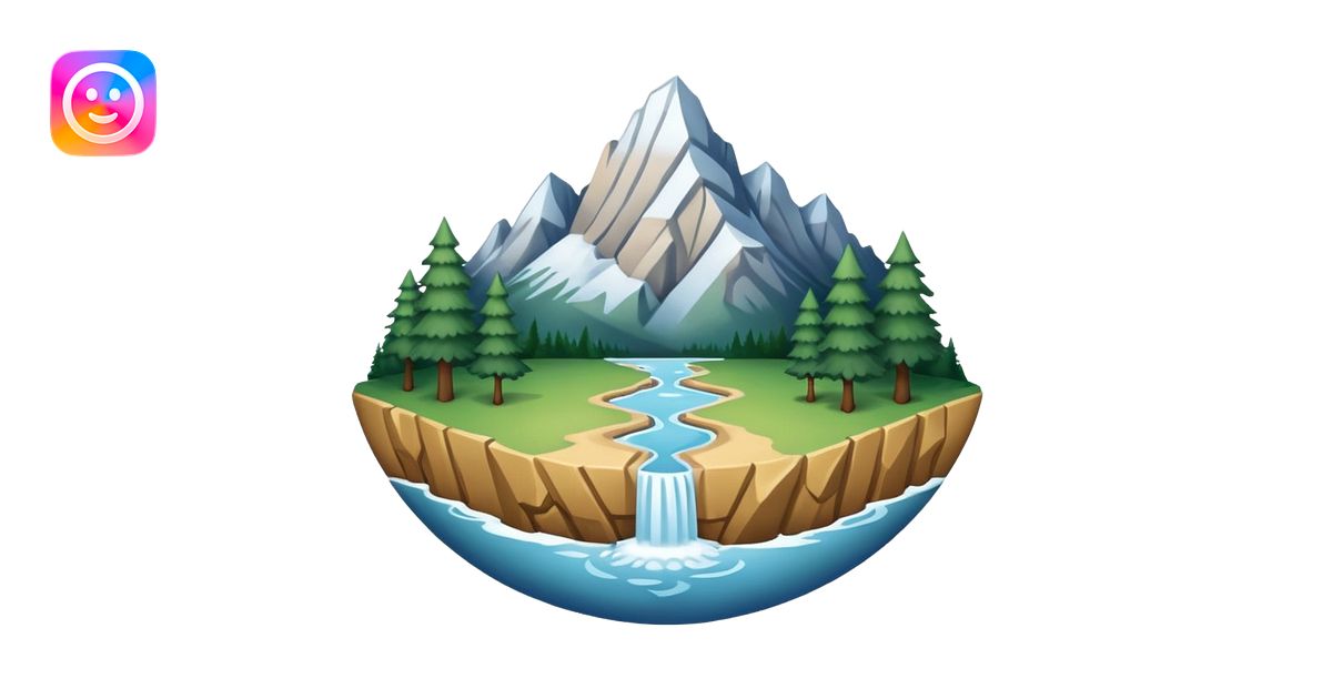 candian geoghrapgical perimeter all one colour emoji | AI Emoji Generator
