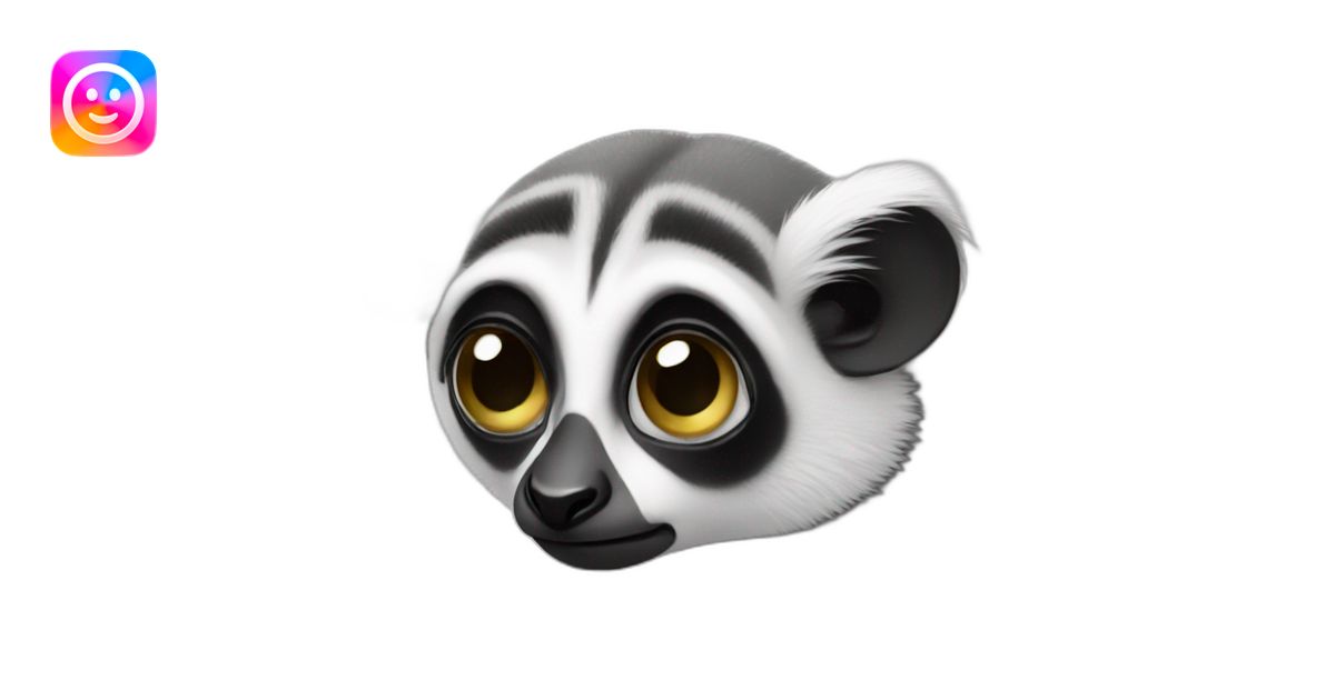 a very sad lemur emoji | AI Emoji Generator
