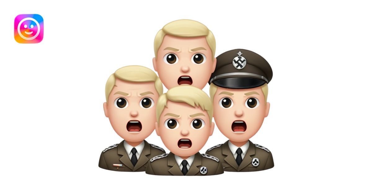 Nazis raving emoji | AI Emoji Generator