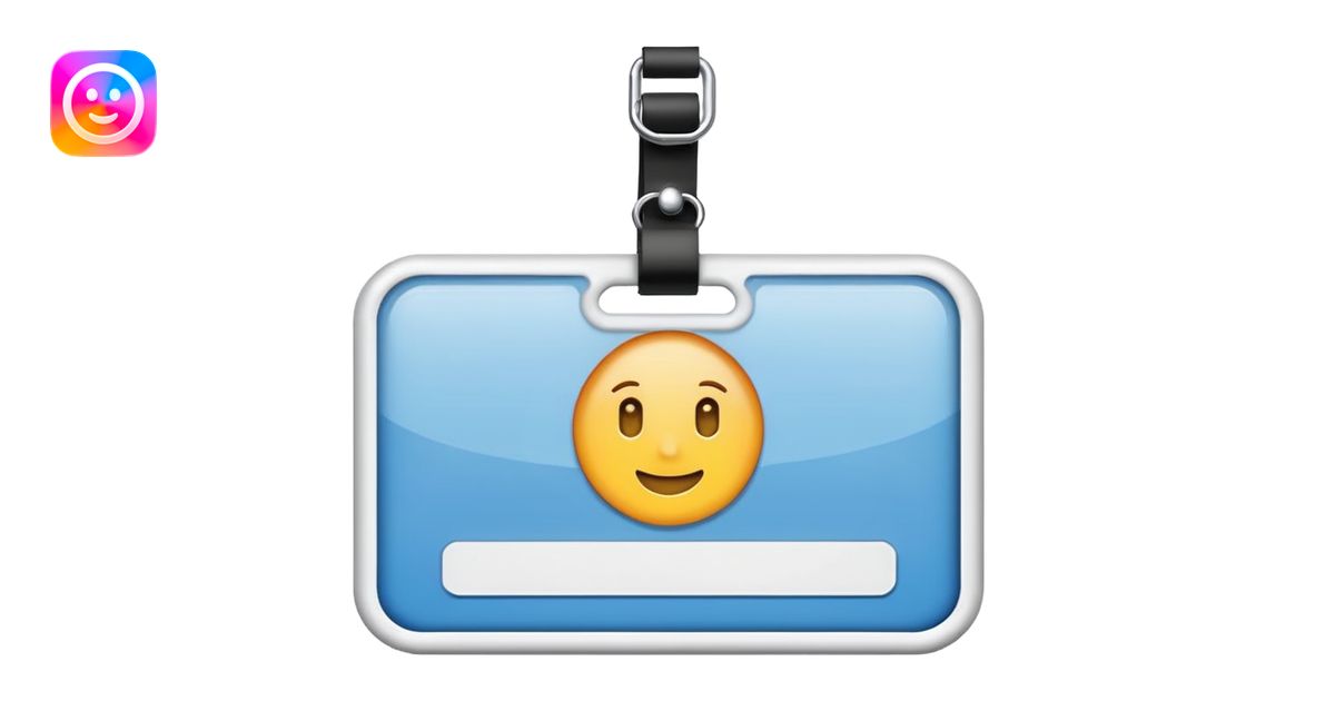 name tag emoji | AI Emoji Generator