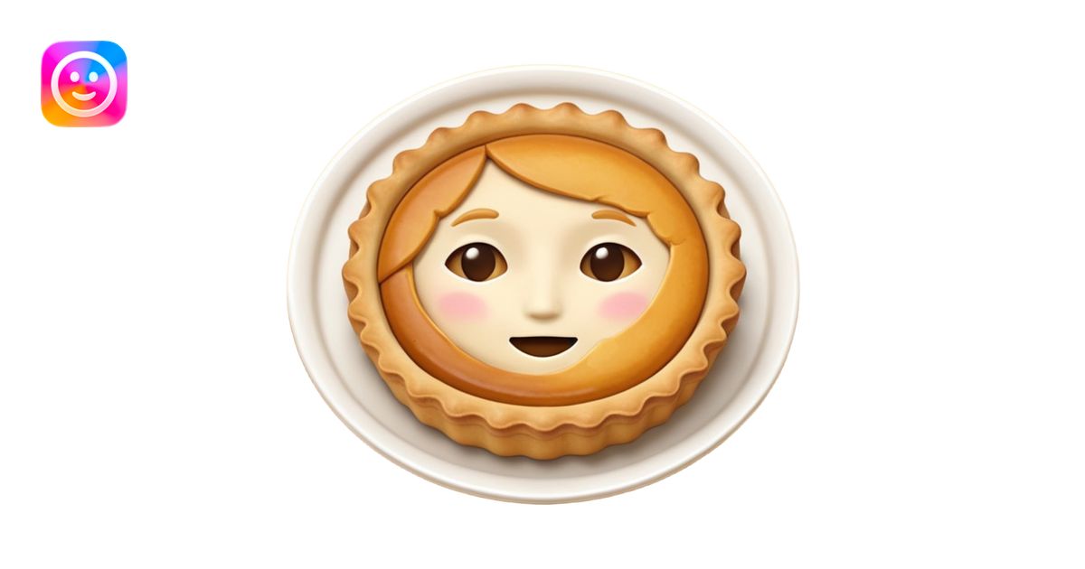 tart food in 3d memoji style no faces emoji | AI Emoji Generator