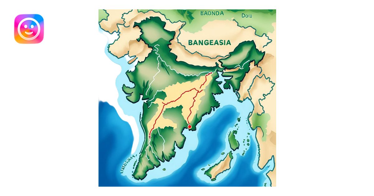bangladesh map emoji | AI Emoji Generator