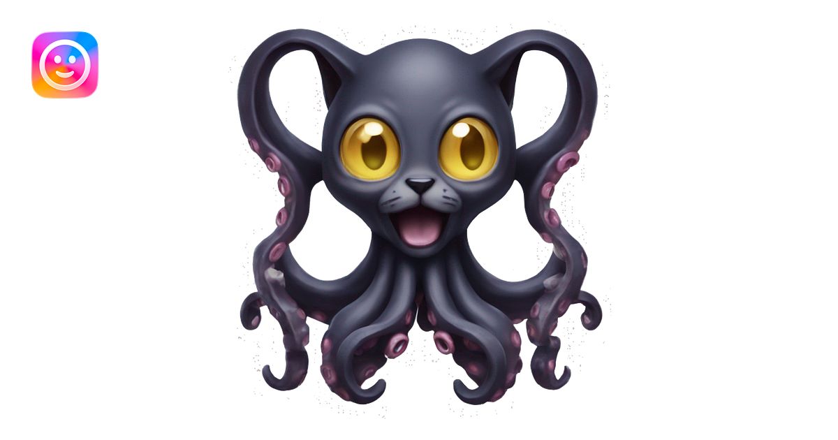 unholy octo cat emoji | AI Emoji Generator