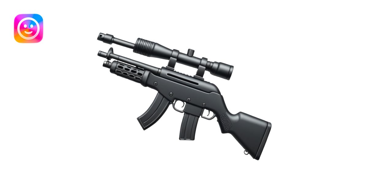Rifle Gun emoji | AI Emoji Generator
