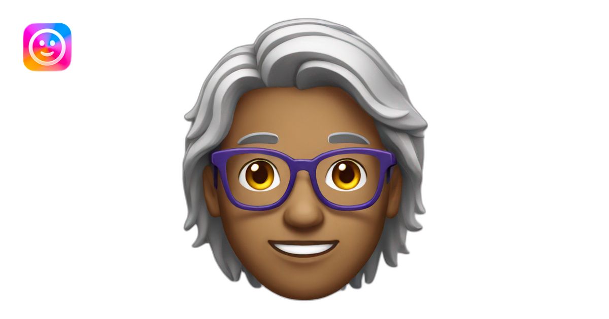 Nerd using Microsoft Teams emoji | AI Emoji Generator