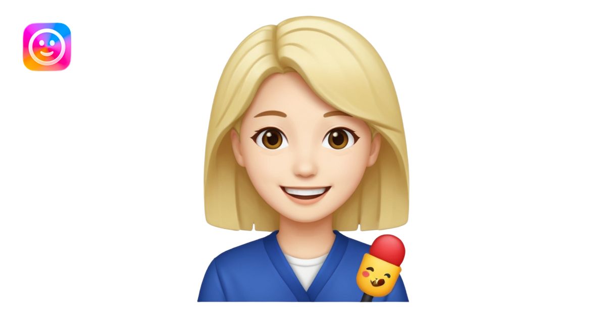 A K-pop singer emoji | AI Emoji Generator