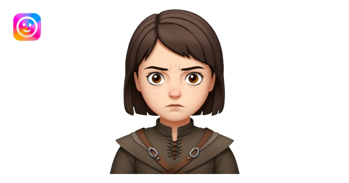 Arya Stark emoji | AI Emoji Generator