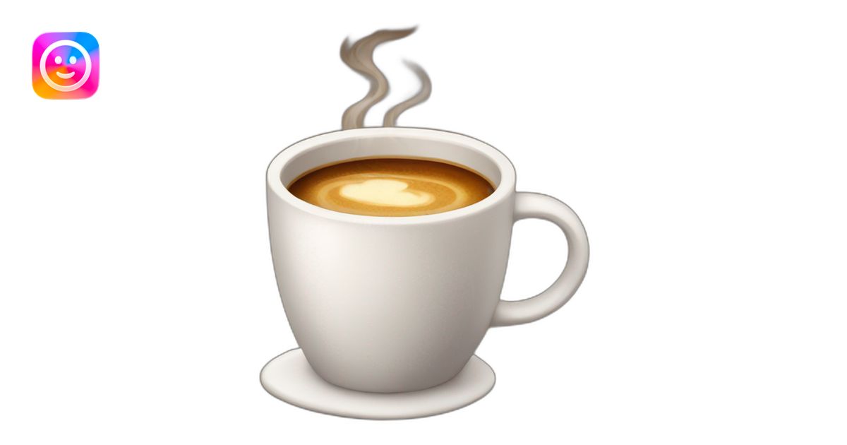 hot coffee emoji | AI Emoji Generator