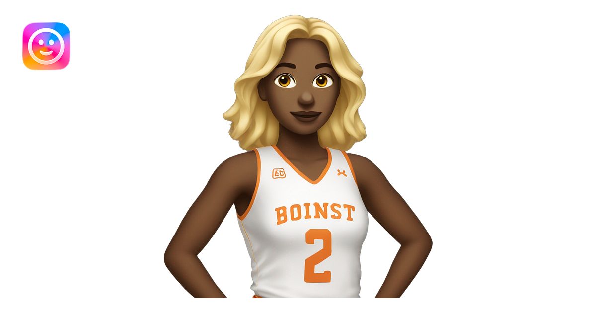 basketball blonde girl emoji | AI Emoji Generator
