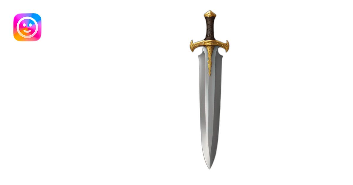 Fantasy dagger emoji | AI Emoji Generator