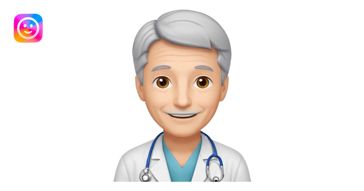 make an experienced doctor emoji emoji | AI Emoji Generator