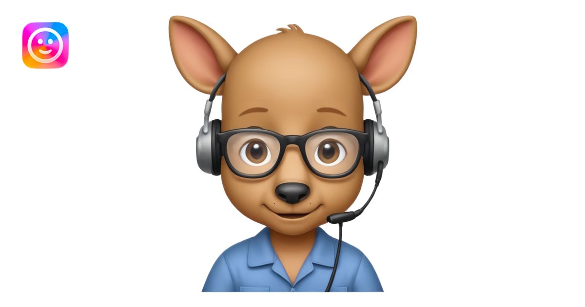 Baby aardvark network engineer emoji | AI Emoji Generator
