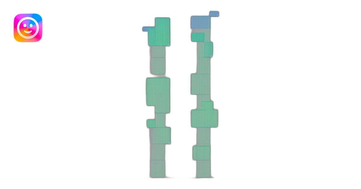 Column Charts on the screen emoji | AI Emoji Generator