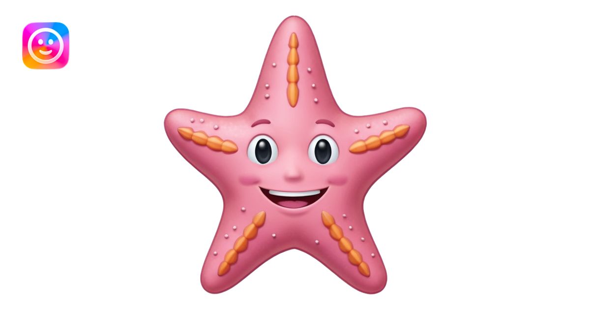 Patrick star emoji | AI Emoji Generator