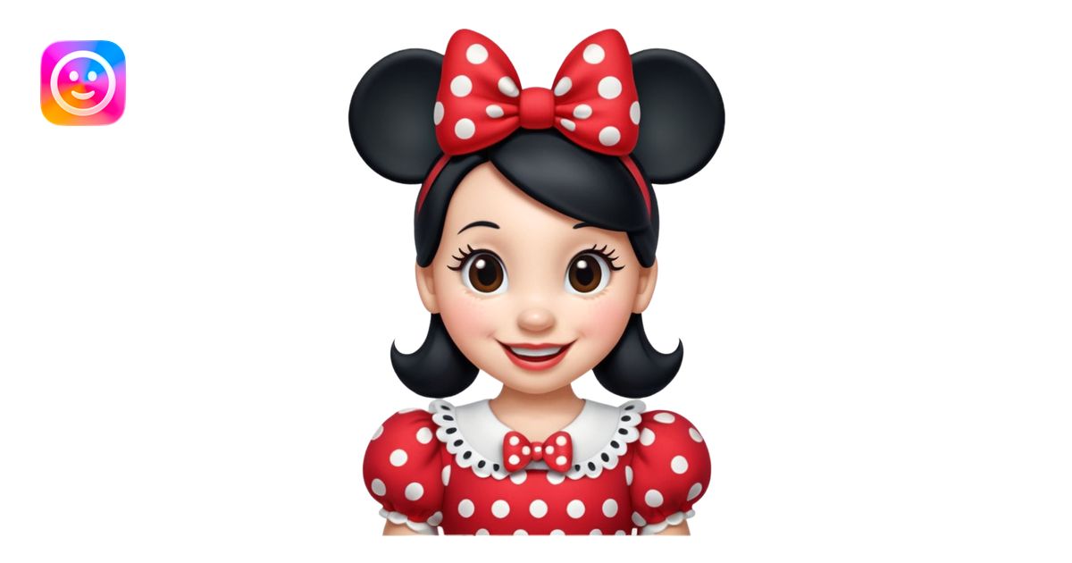 Minnie Mouse emoji | AI Emoji Generator