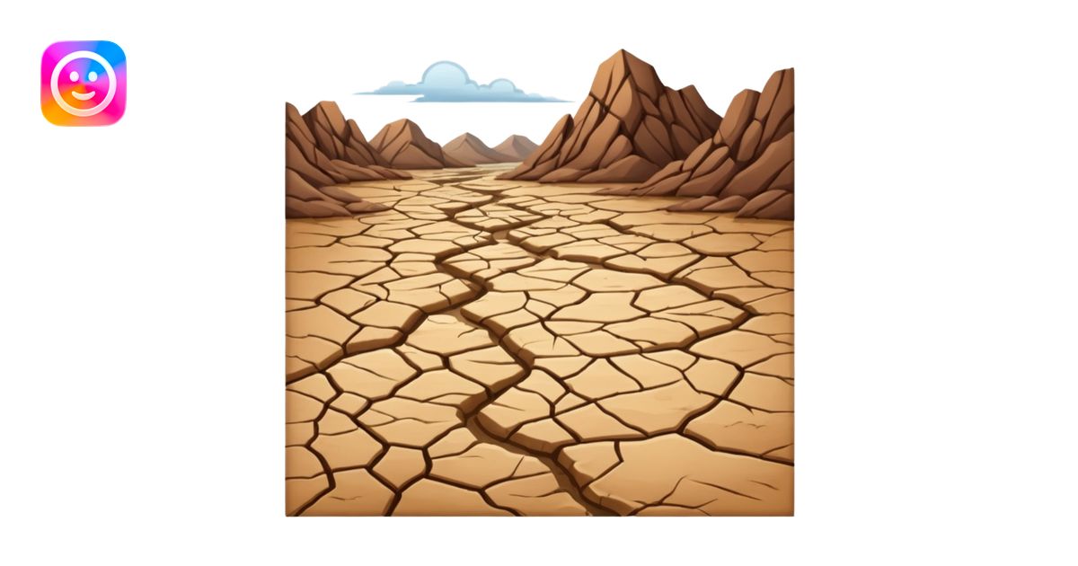 create drought river emojis emoji | AI Emoji Generator