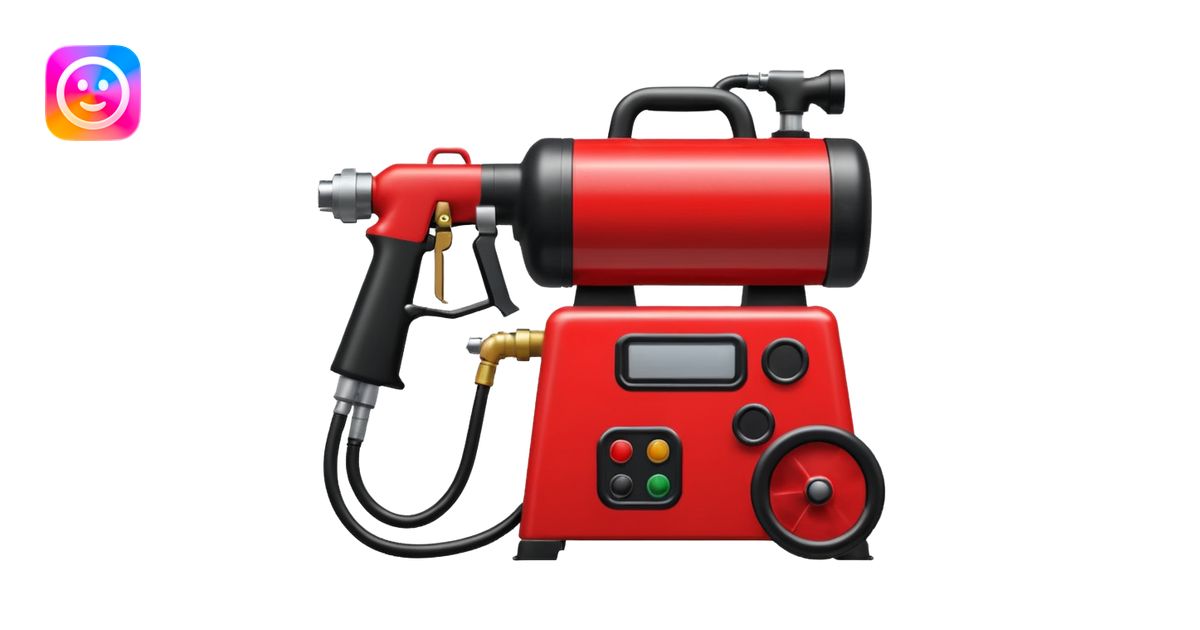 spraying paint machine emoji | AI Emoji Generator