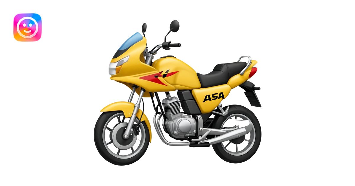 Faça um emoji da logo da asa da Honda Moto emoji | AI Emoji Generator