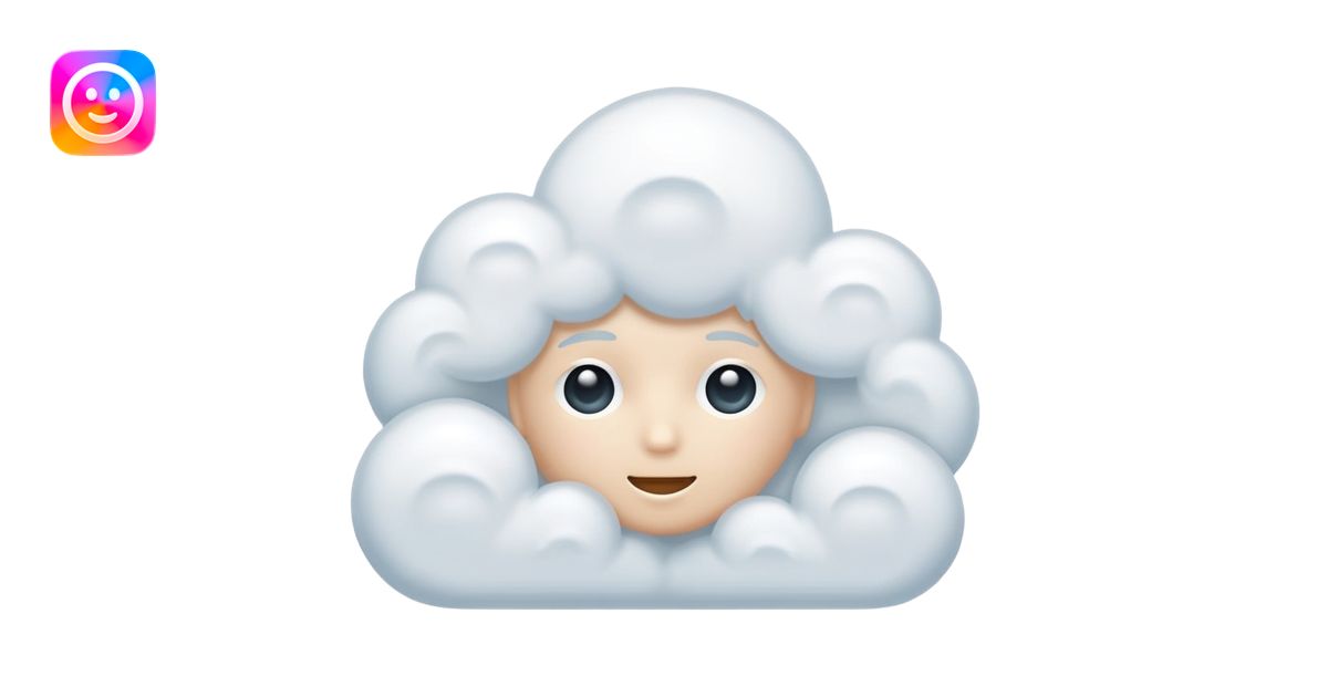 thought cloud emoji | AI Emoji Generator