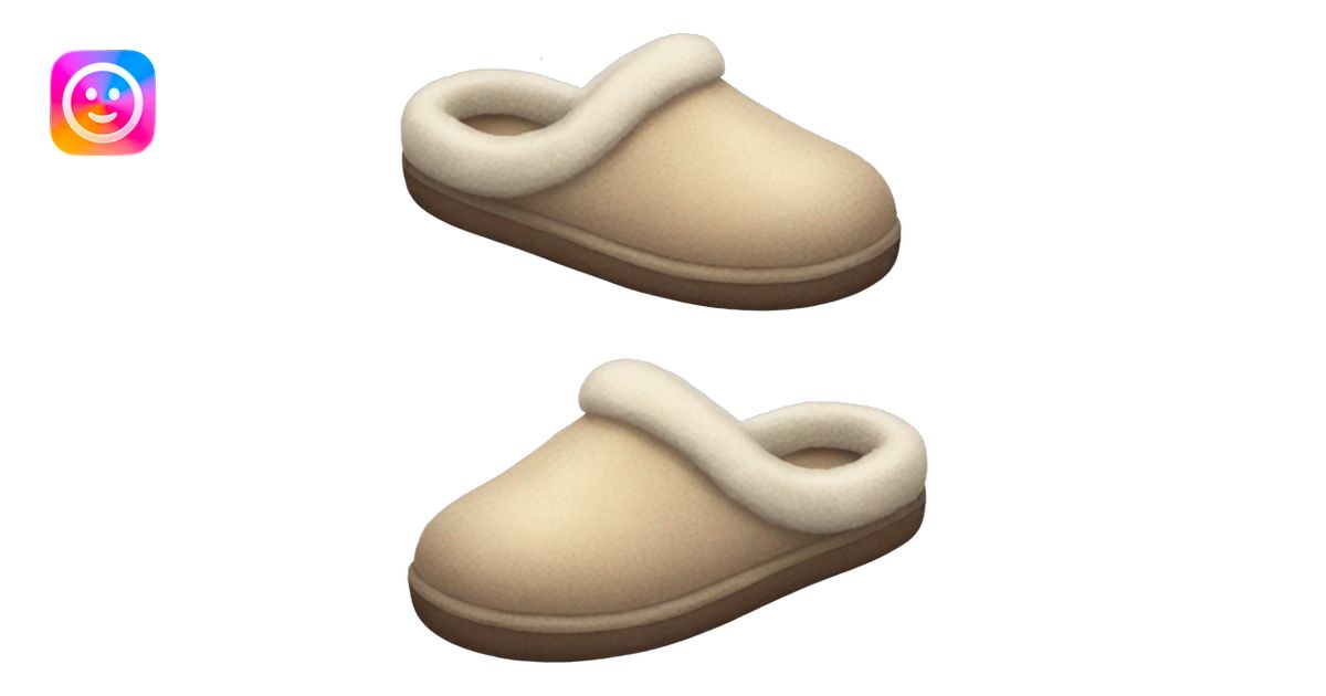 Cozy slippers emoji | AI Emoji Generator