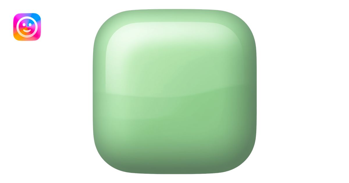 light green gum emoji | AI Emoji Generator