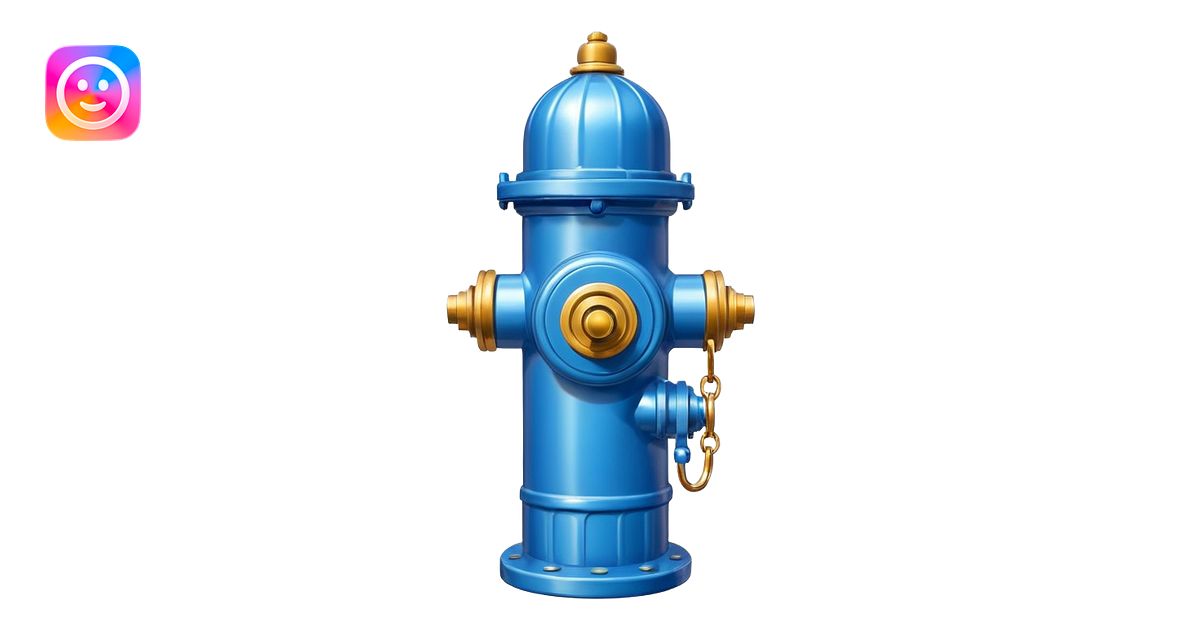 blue fire hydrant emoji | AI Emoji Generator