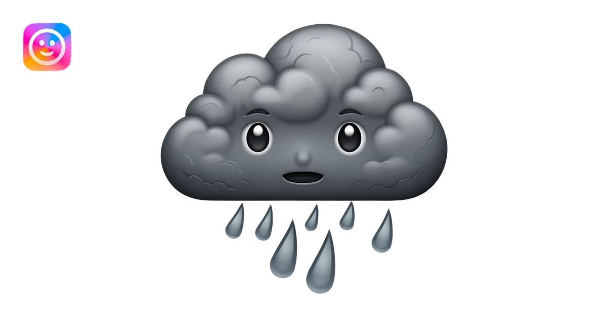 stormy cloud emoji | AI Emoji Generator