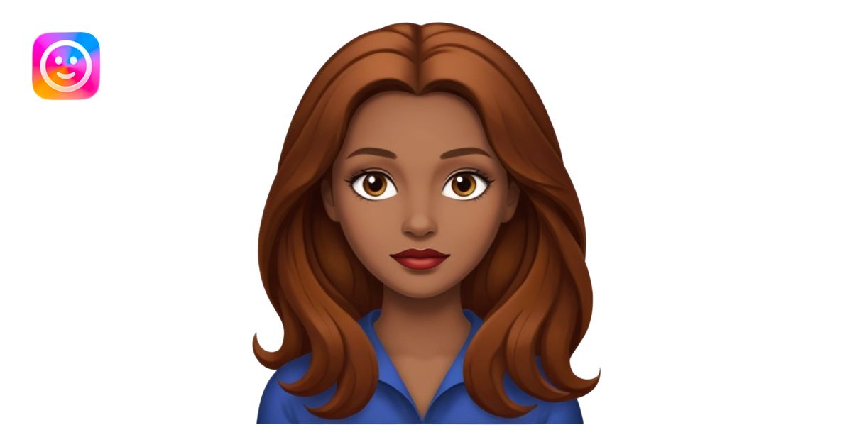 Patricia McKenzie, Actress (b.1977) with brown long hair emoji | AI ...