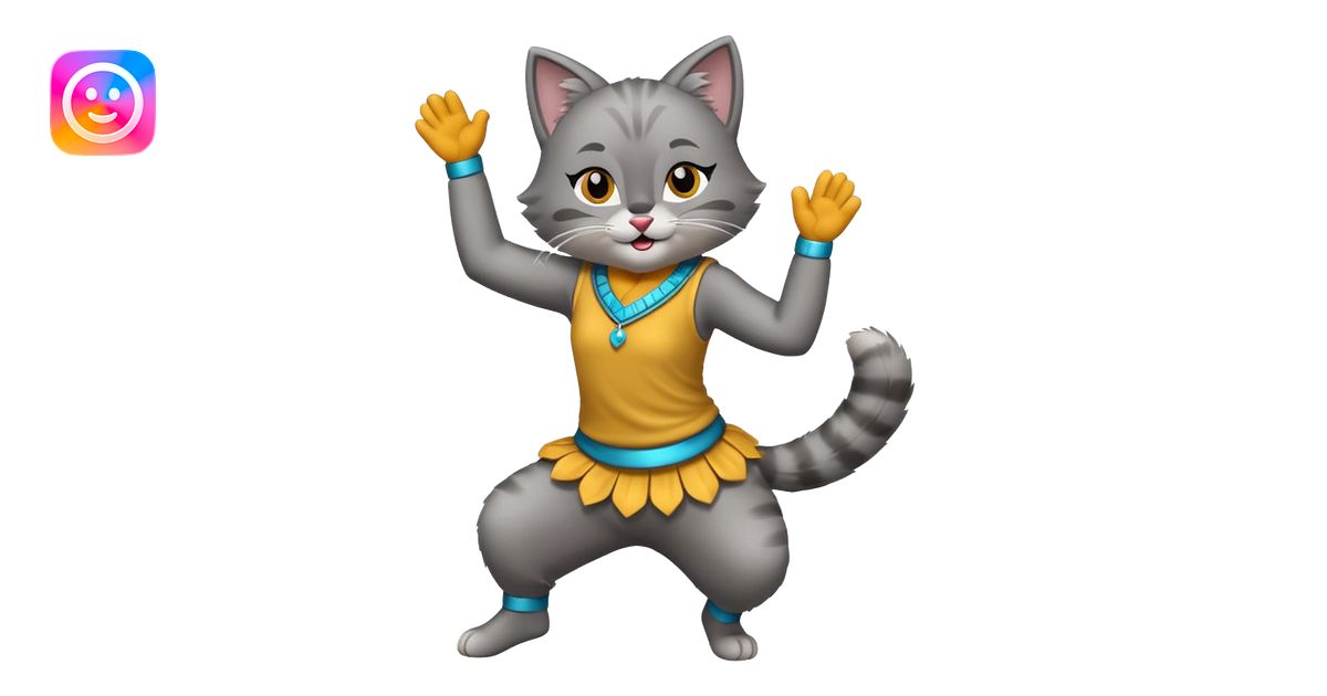 A kat dancing emoji | AI Emoji Generator